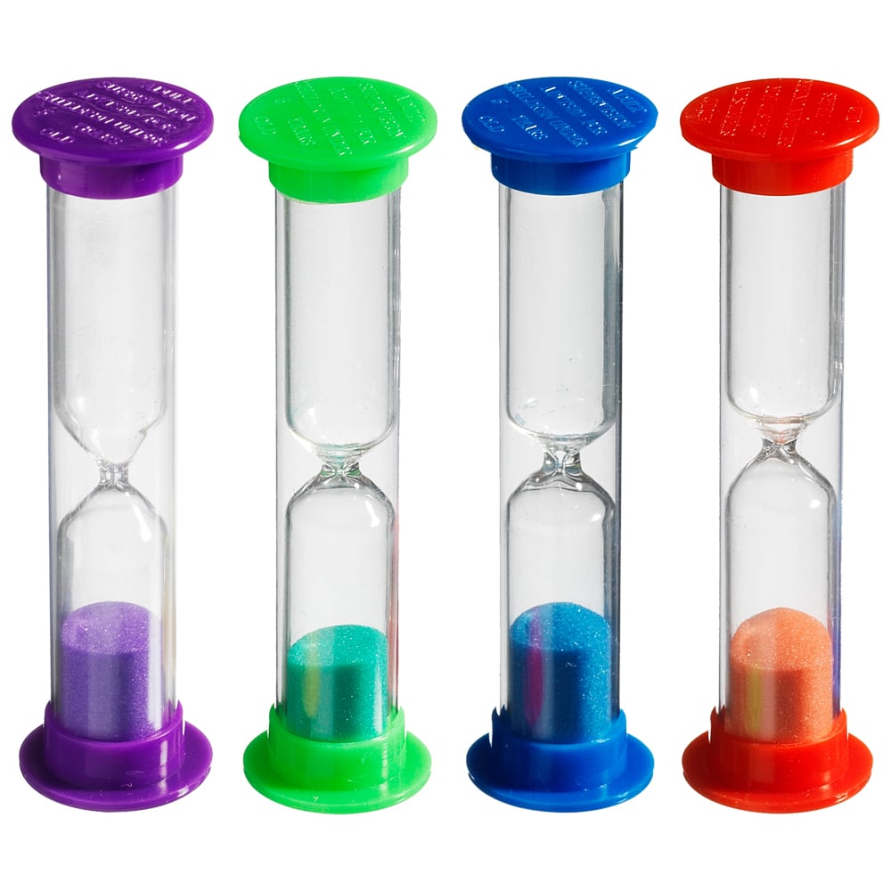 3-Minute Timers, Assorted Colors (72 ct) - Young Specialties