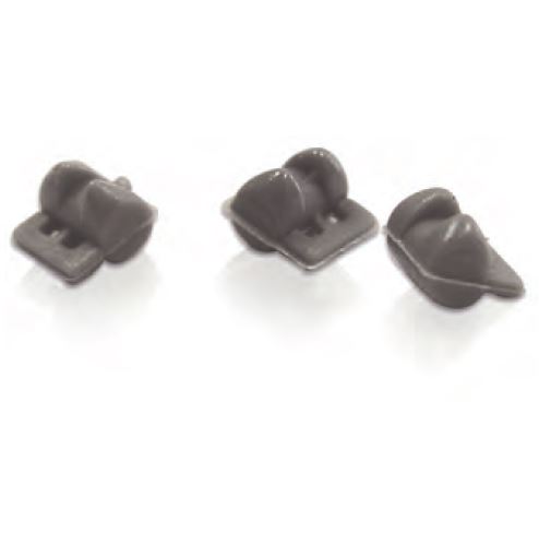 Rotation Wedges, Gray (100 ct) - Young Specialties