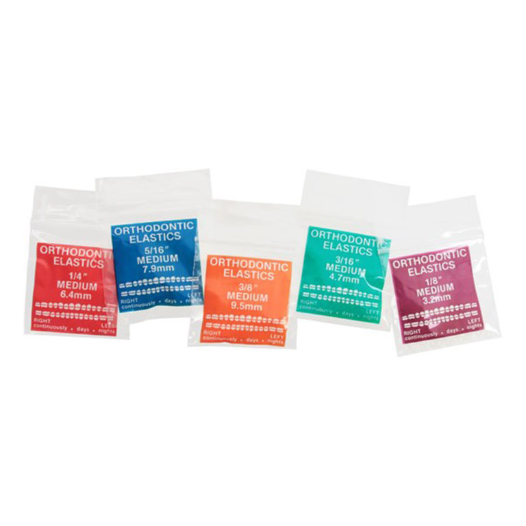 Natural Latex Elastics (50 patient packs) - Young Specialties