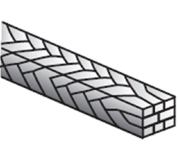 (10ct) 8-Braid Stainless Steel (SS) Archwire, Natural - Young Specialties