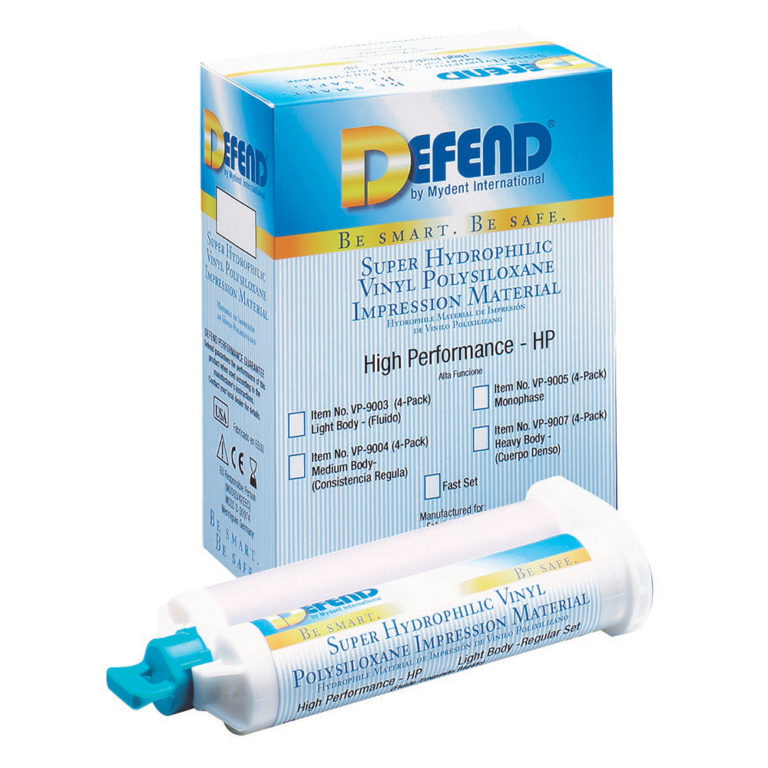 DEFEND® Super Hydrophilic Vinyl Polysiloxane Impression Material (VPS)